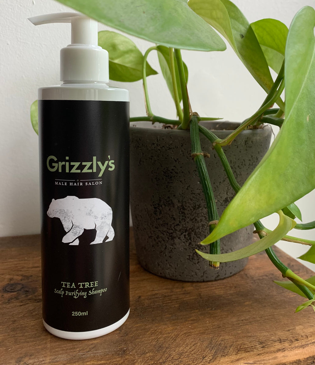 Grizzly’s Tea tree shampoo 250ml – Grizzlys Male Hair Salon